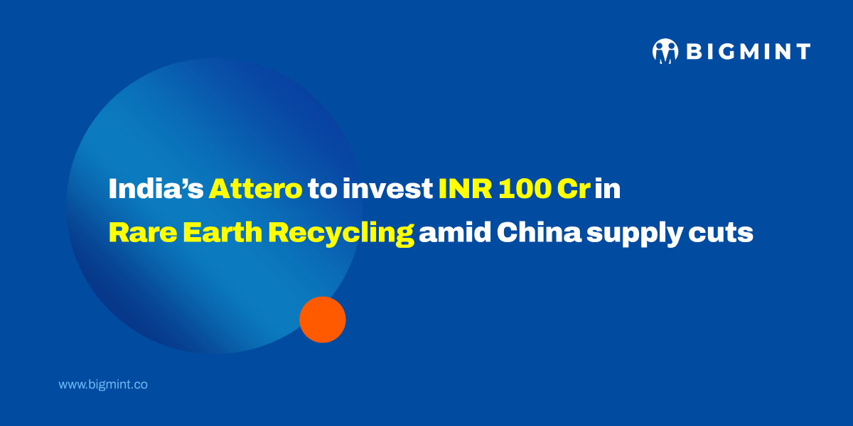 India: Attero to invest INR 100 cr to scale up rare earth recycling ...