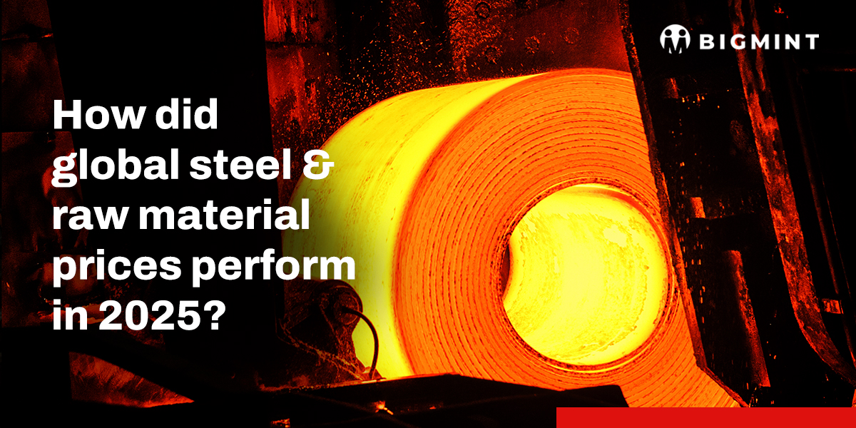 How did global steel, raw material prices perform in CY'25? | BigMint