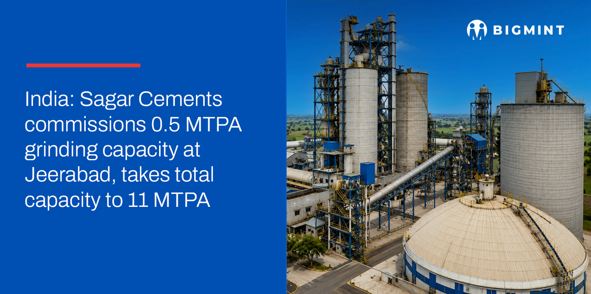 India: Sagar Cements commissions 0.5 mnt/year grinding expansion in ...